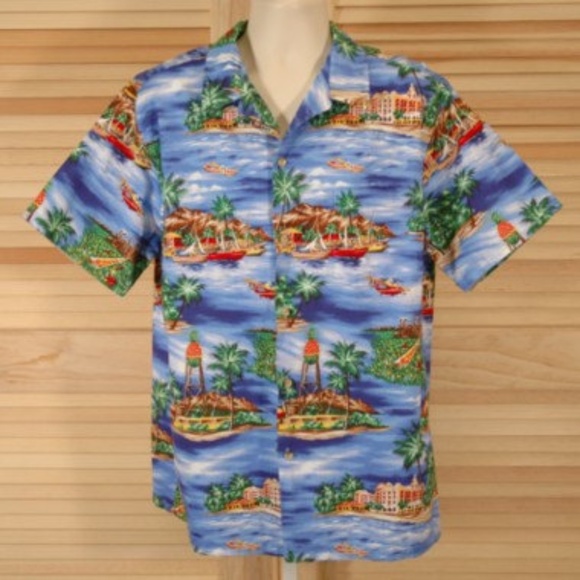 RJC | Shirts | Vintage Rjc Hawaiian Island Aloha Shirt L | Poshmark